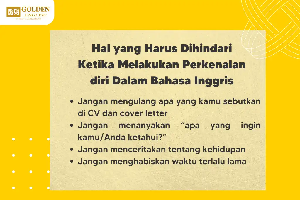 18 Contoh Perkenalan Diri dalam Bahasa Inggris (Self Introduction)